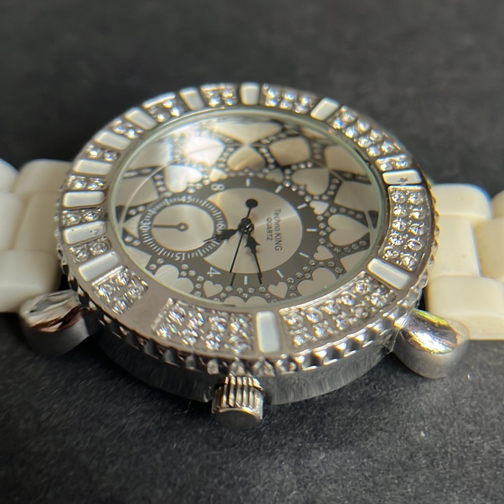 Techno King Men's Bling Quartz Watch - Gem